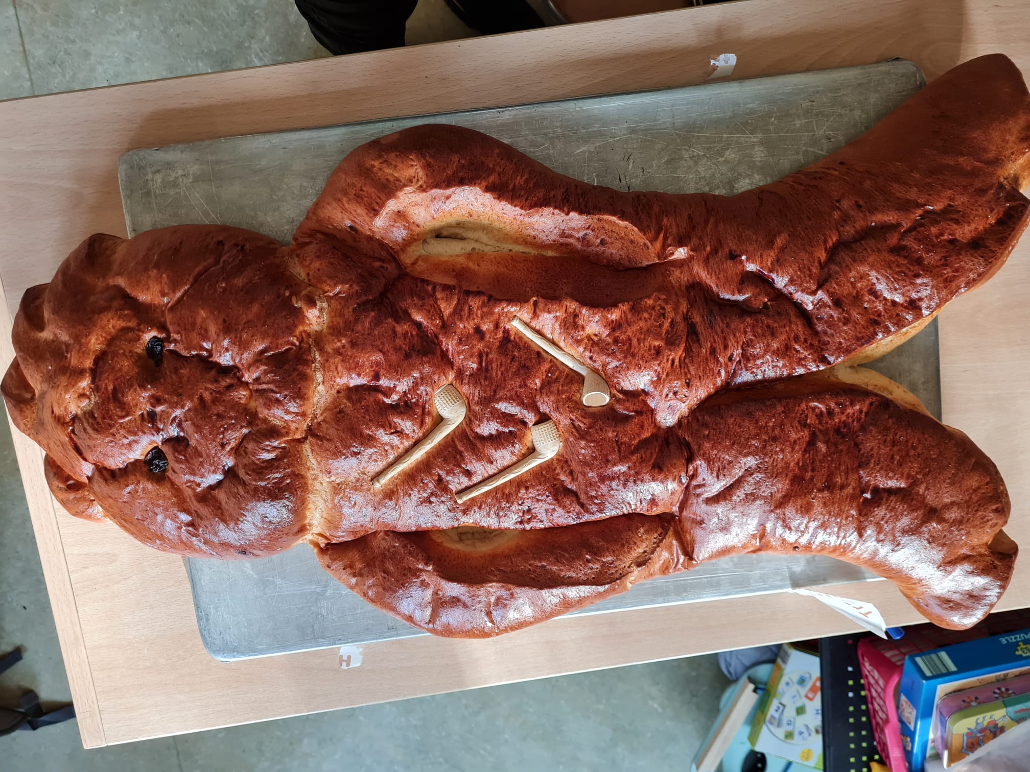 Weckmannessen in der Klasse